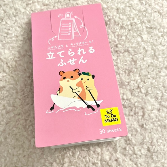 Sanrio | Office | Hisago Hamster Canoe Kawaii Pink To Do List Memo Stand For Your Desk | Poshmark